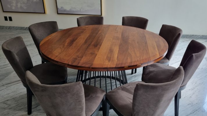 Round dining table size dimensions - PAROTAS - Carpentry and Custom ...